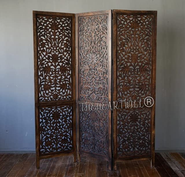 THEHEARTWILL® Wooden partition for Pooja Room/separators for Living ...