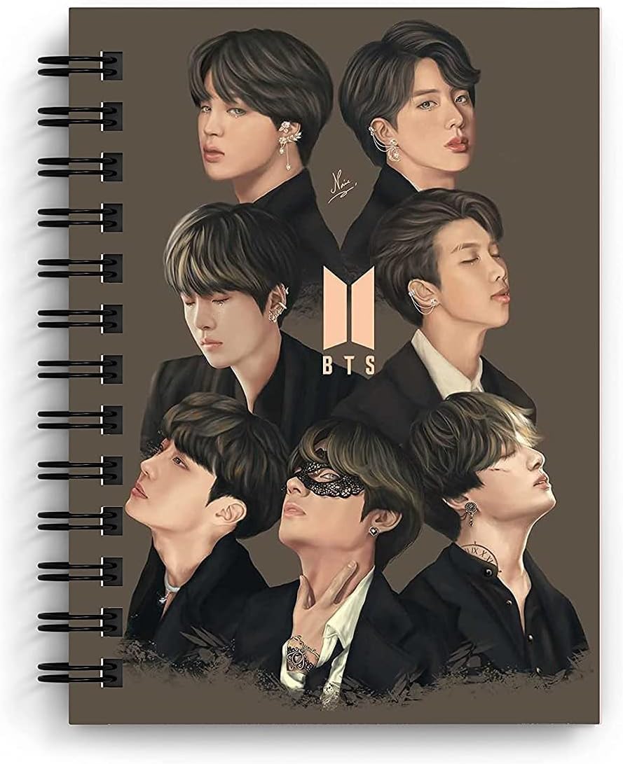 AB Posters k-pop BTS Sign A5 Notebook- 100 Pages : Amazon.in: Office ...