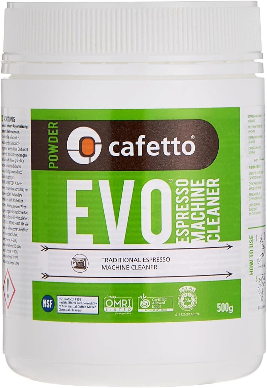 Cafetto EVO Organic Espresso Machine Cleaner, 500 g : Amazon.co.uk ...