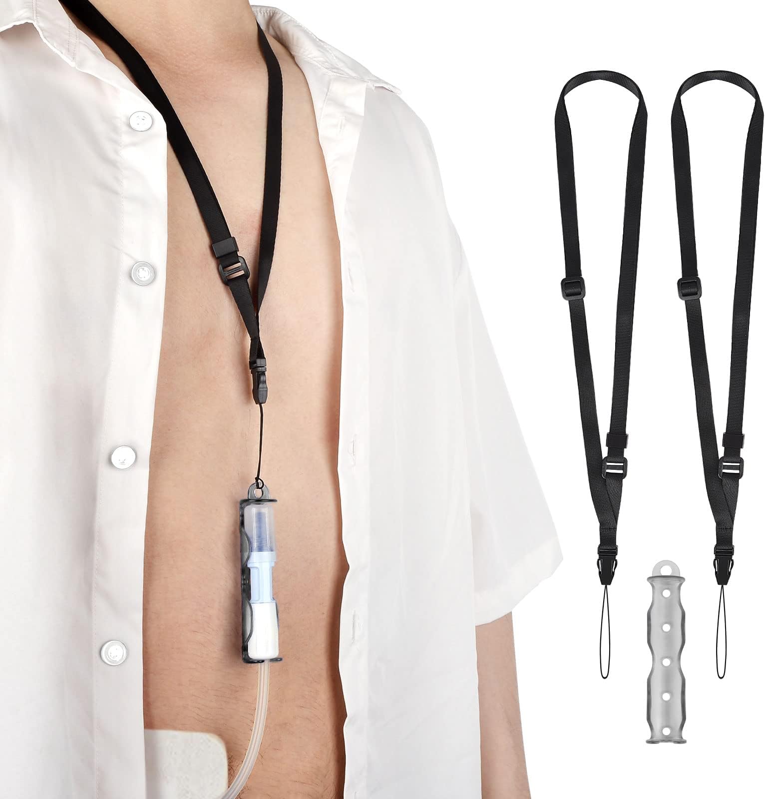 Amazon.com: PD Catheter Holder PD Dialisys Transfer Set PD Catheter Holder with Neck Strap for ...