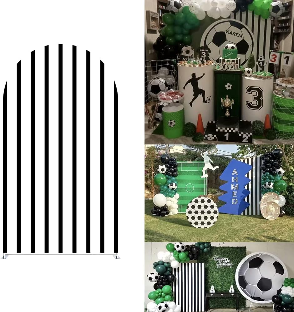 Amazon.com : Sports Football Field Birthday Party Arch Backdrop Cover ...