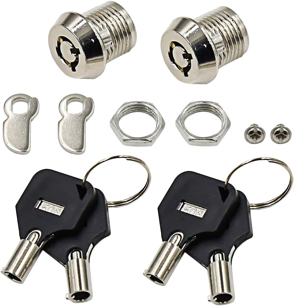 SafeCo Brands Replacement Tubular Barrel Keys for Cam Locks & Switches ...