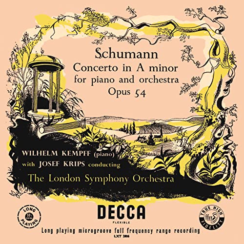Play Schumann: Papillons; Arabeske; Piano Concerto (Wilhelm Kempff ...