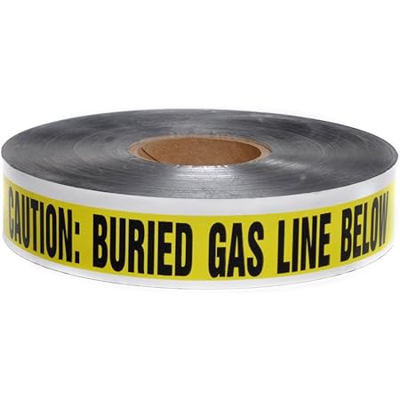 Swanson Tool Co DETY21005 2 inch by 1000 Foot 5 Mil Detectable Safety ...