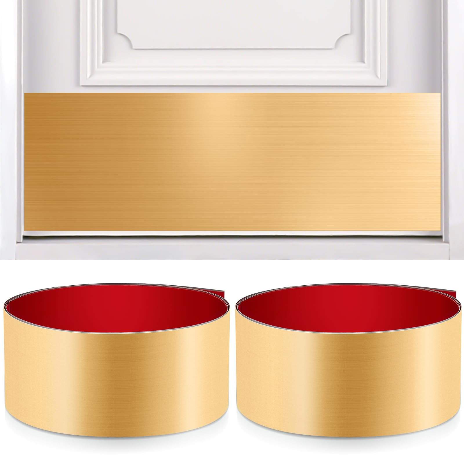 Yaocom 2 Pcs Door Kick Plate Toe Kick Cover Kickplate Door Plate for ...