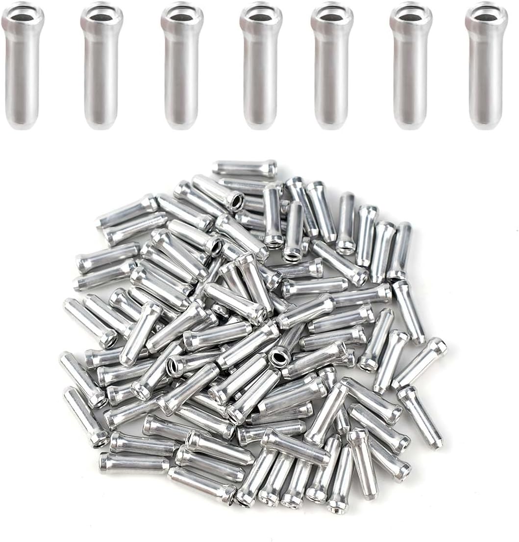 Amazon.com : 100 Pcs Bike Brake Cable End Caps Bike Cable End Crimps ...