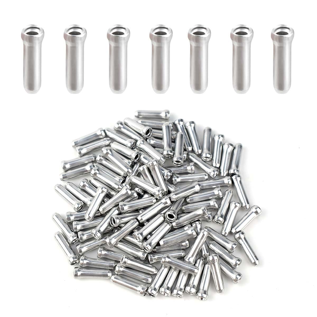 Amazon.com : 100 Pcs Bike Brake Cable End Caps Bike Cable End Crimps ...