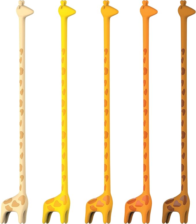 Amazon.com | TrueZoo Giraffe Stir Sticks, Pack of 5: Swizzle Sticks