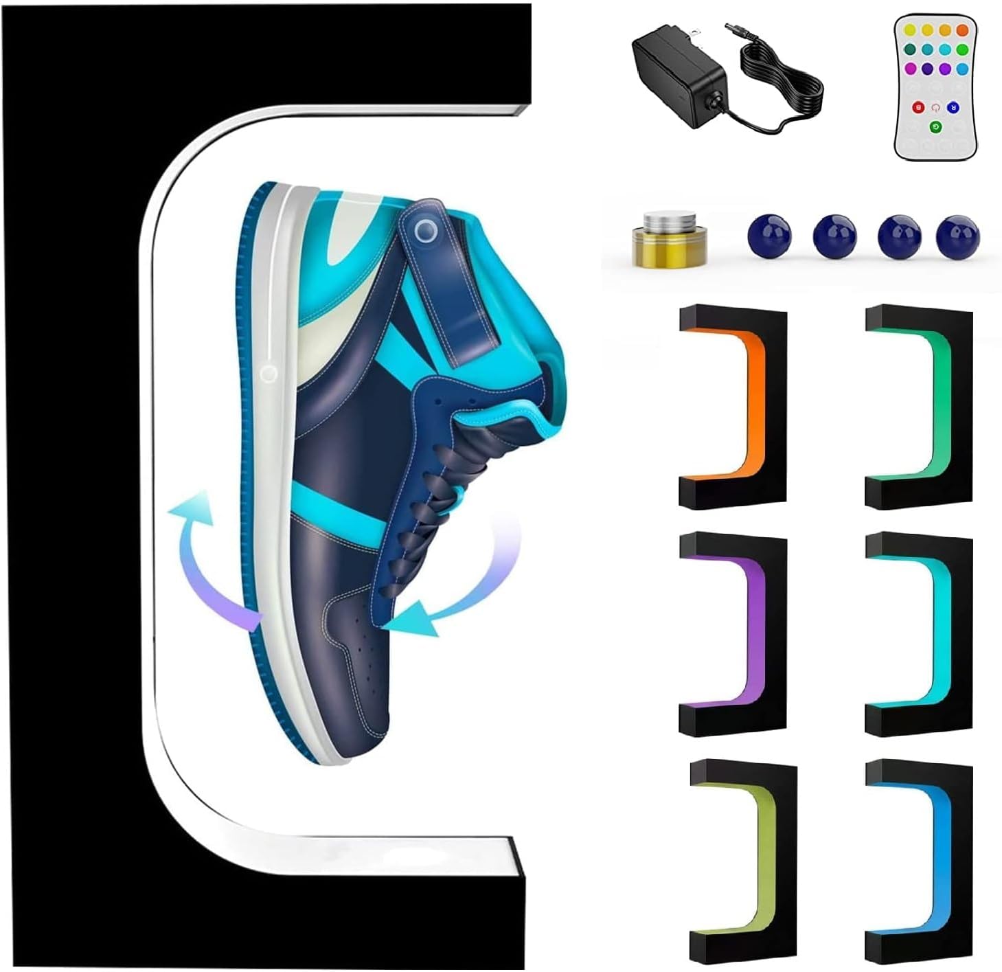 SEAAN Floating Shoe Indicator, Magnetic Hanging Display Stand ...