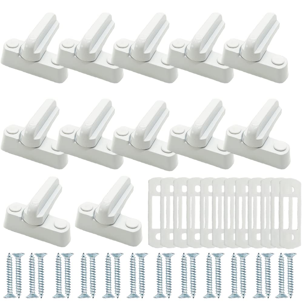 Aisamco 12 Pieces Sash Jammer White Strong Aluminum Alloy Extra ...