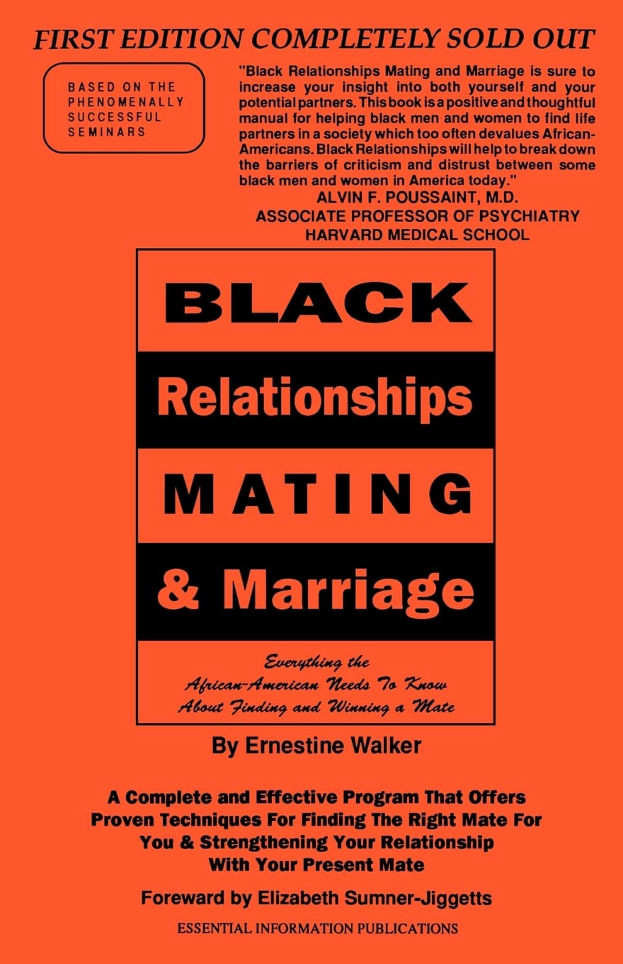 Black Relationships: Mating & Marriage: Ernestine Walker: 9781583485668 ...