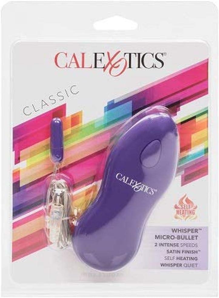 California Exotics Whisper Micro-Heated Bullet, Purple : Health & Household