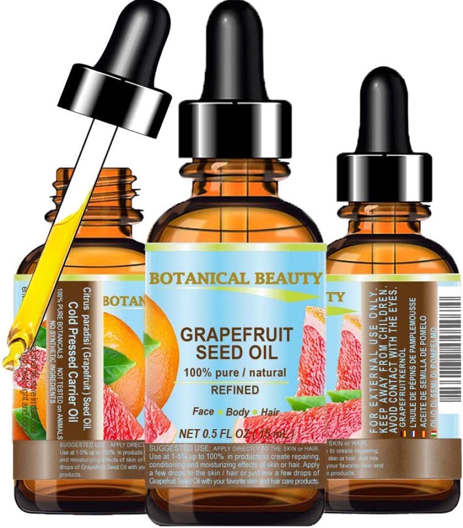 Amazon.com: GRAPEFRUIT SEED OIL. 100% Pure / Natural / Undiluted ...