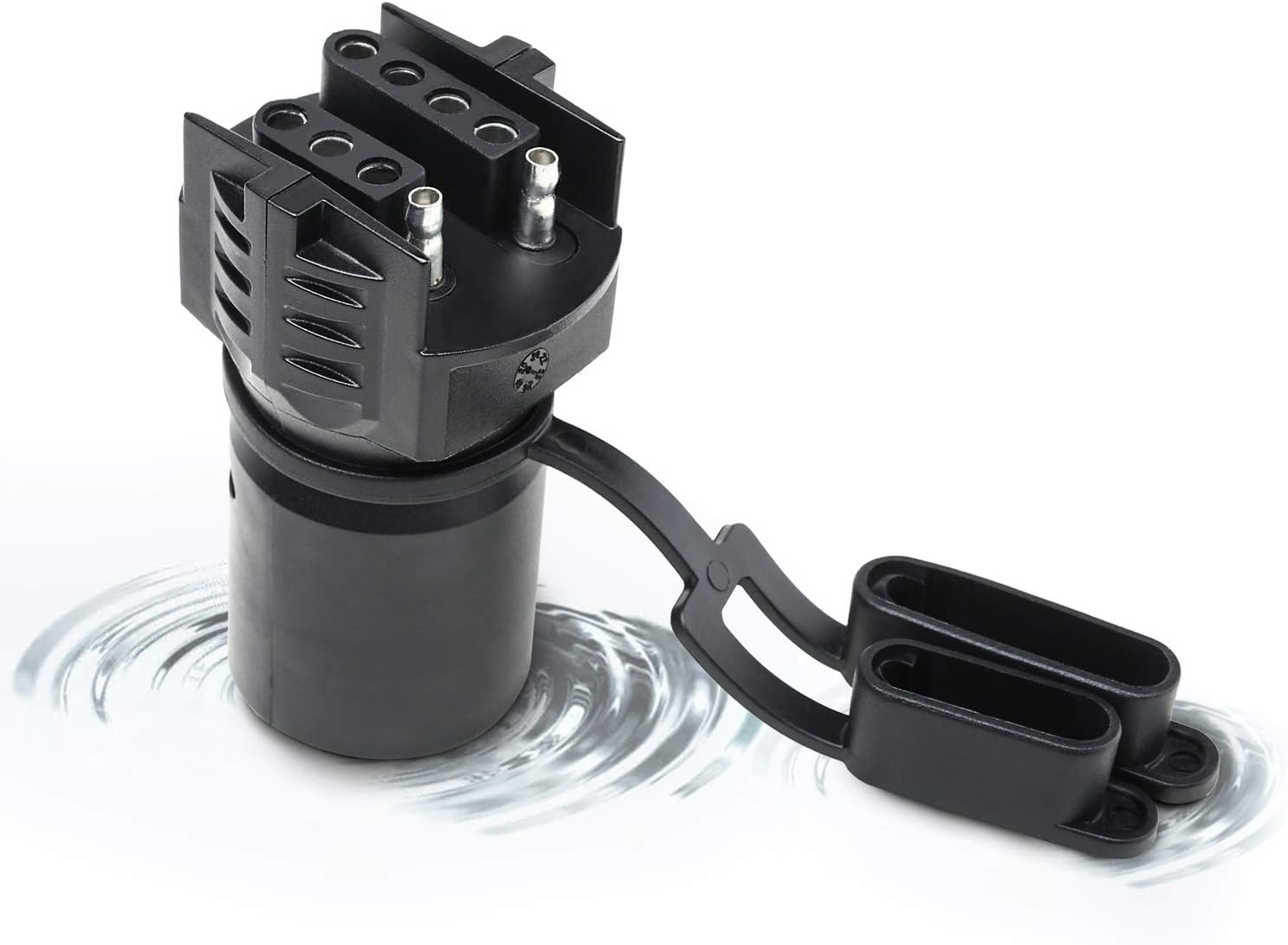 Amazon.com: Trailer Plug Adapters 7 Pin to 4 and 5 Flat Blade Trailer ...