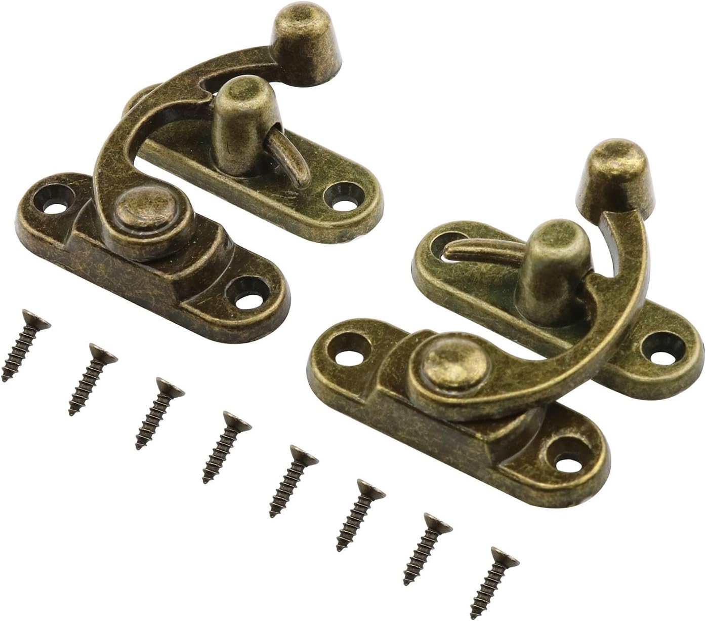 Zangc Vintage Swing Arm Lock Left and Right Swing Hook Lock for Luggage ...