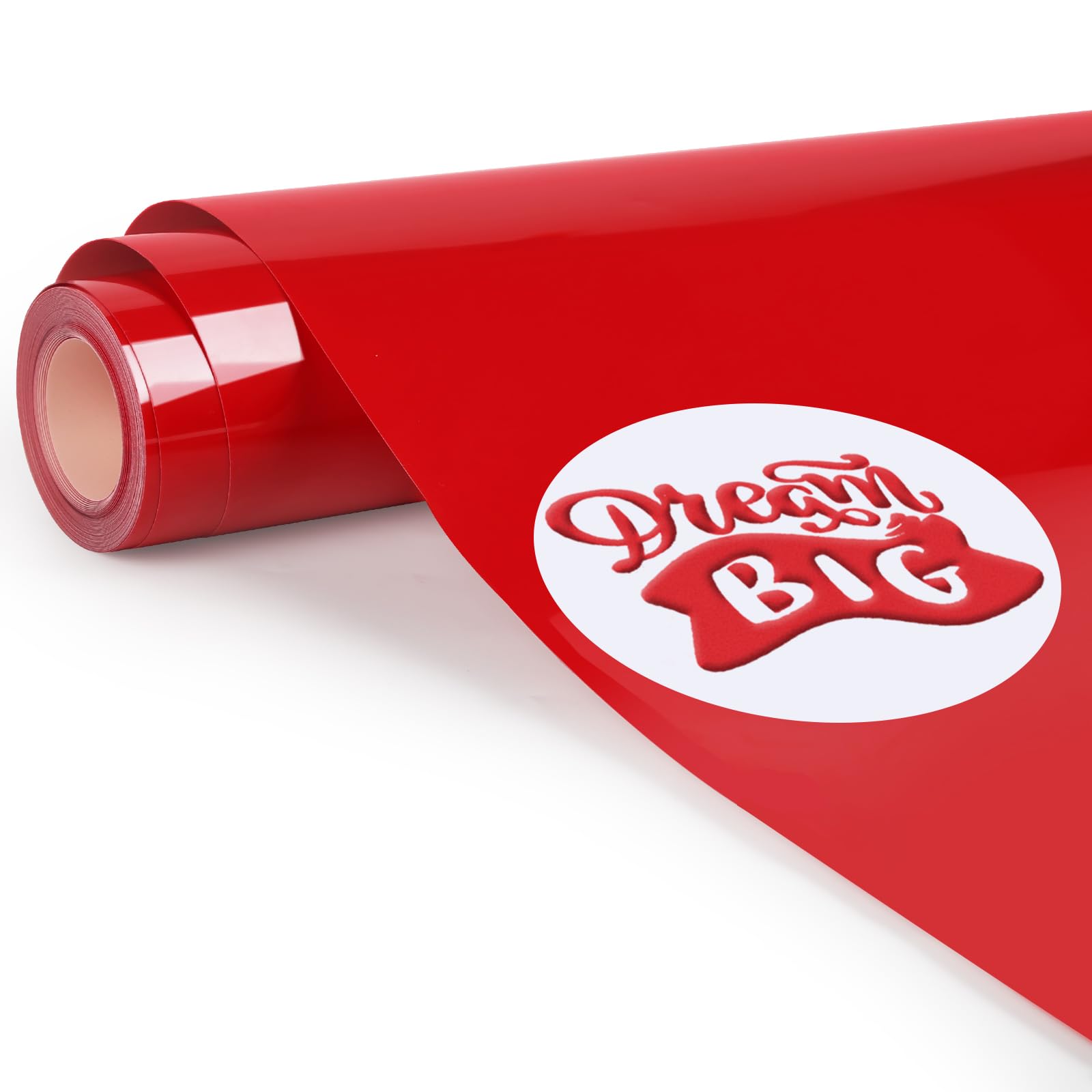 Amazon.com: TransWonder Red Puff Vinyl Heat Transfer 12x20' - 3D Puff ...