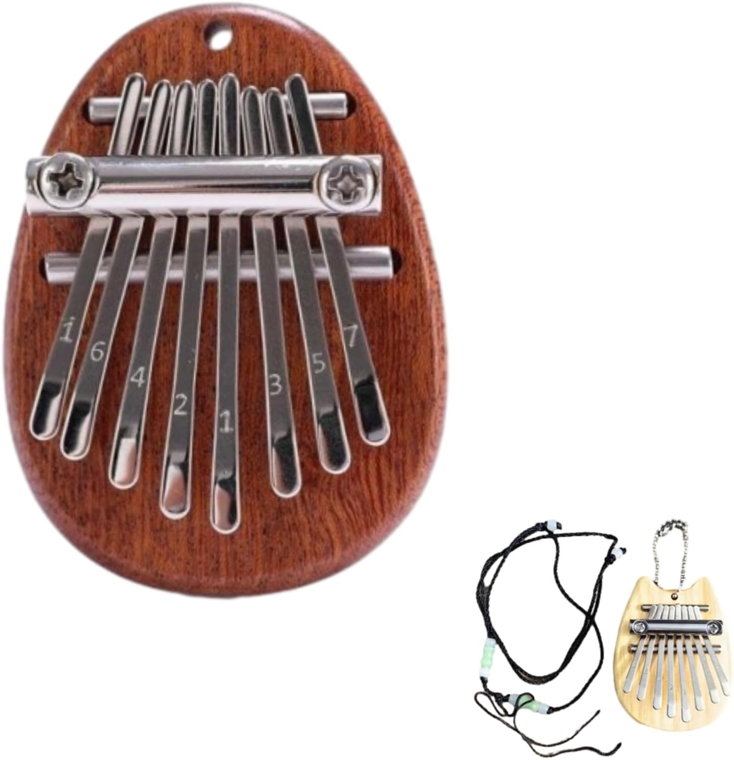 Amazon.com: Symmetry Finger Thumb Piano, Finger Thumb Piano, 8 Key ...