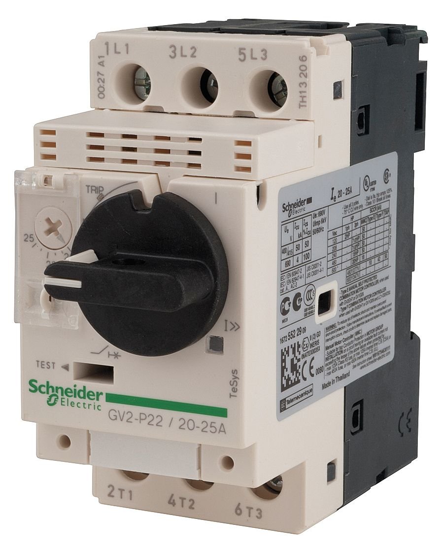 Amazon.com: Schneider Electric GV2-P21 / 17-23A Manual Motor Starter ...