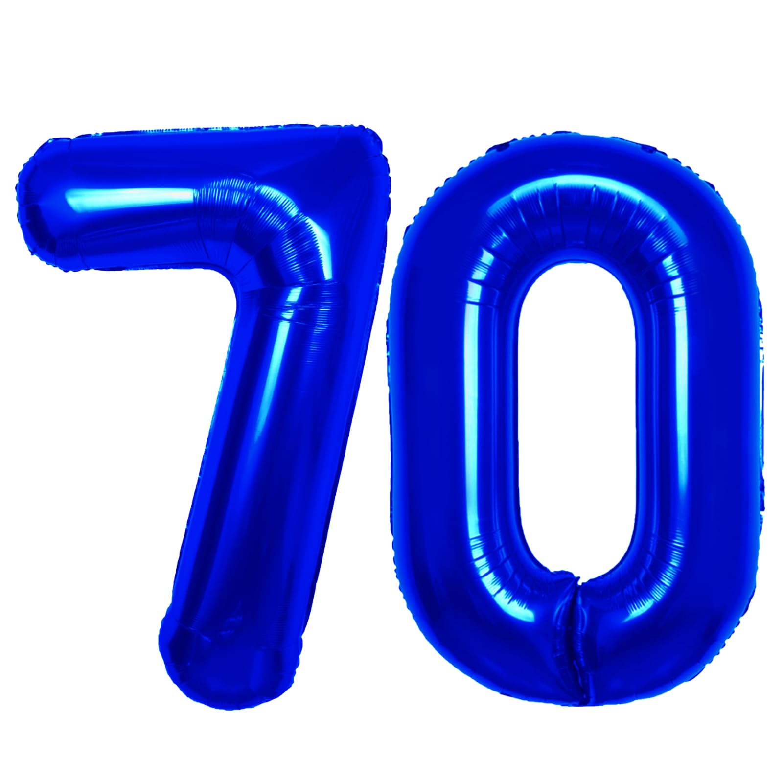 Amazon.com: 40 inch Navy Blue Number 70 Balloon, Giant Large 70 Foil ...