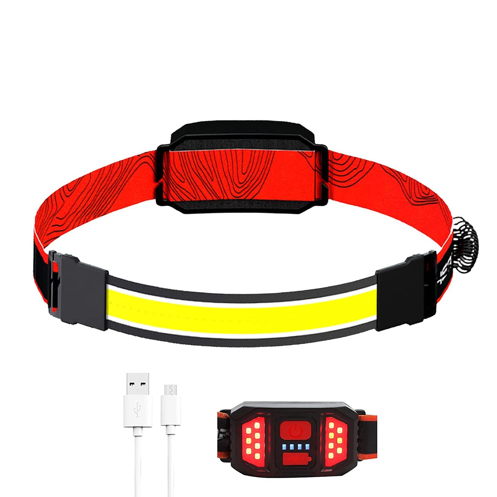 Running Headlamp Rechargeable