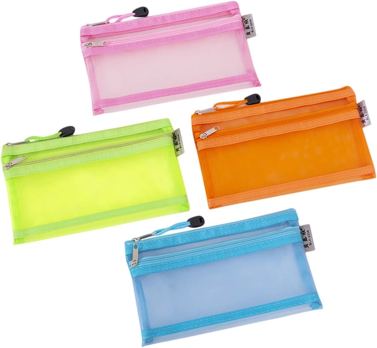 Amazon.com: patu Widened Mini Zipper Mesh Bags, Size S, 5" x 4" x 2", 5 ...