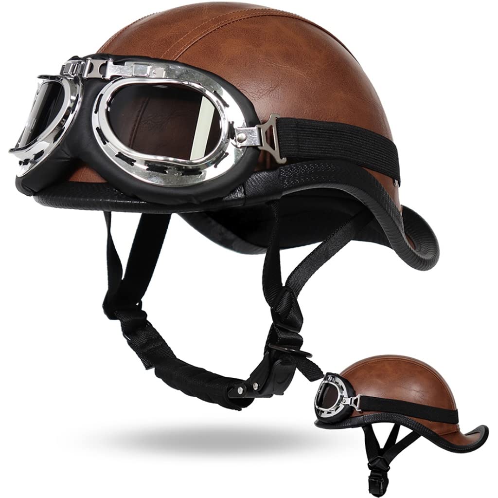 Motorcycle Half Helmets With Face Shield