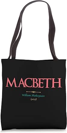Amazon.com: William Shakespeare Macbeth Tote Bag : Clothing, Shoes ...