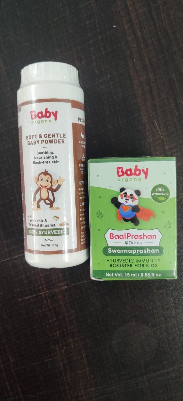 Amazon.in: Buy Babyorgano Swarnaprashan Drop - Baby Diaper Rash Powder ...