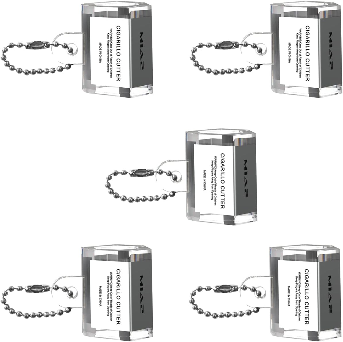 Amazon.com: 5 White Ciagr Splitter Rolling Keychain Cutter Fast and ...