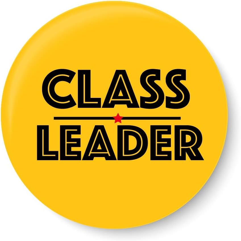 PEACOCKRIDE School Captain I School Pin Badge (Metal, Multicolour,37mm ...