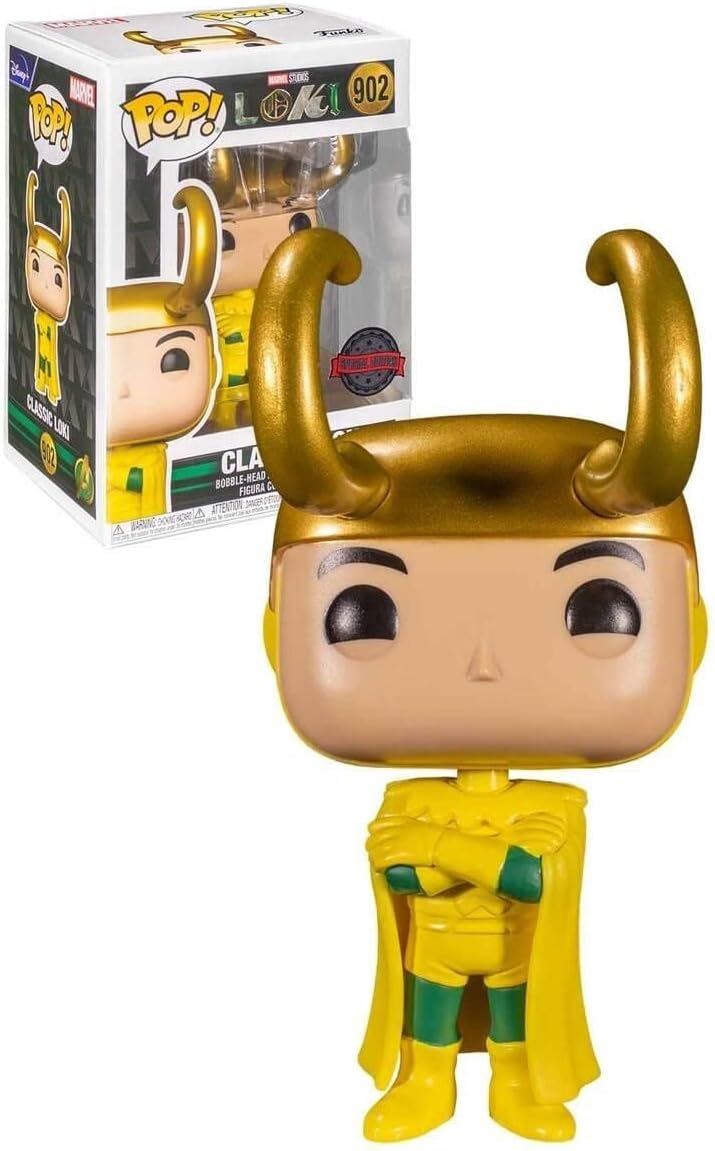 Funko PoP! Loki - Classic Loki Vinyl Figure, 10 cm Height : Amazon.com ...