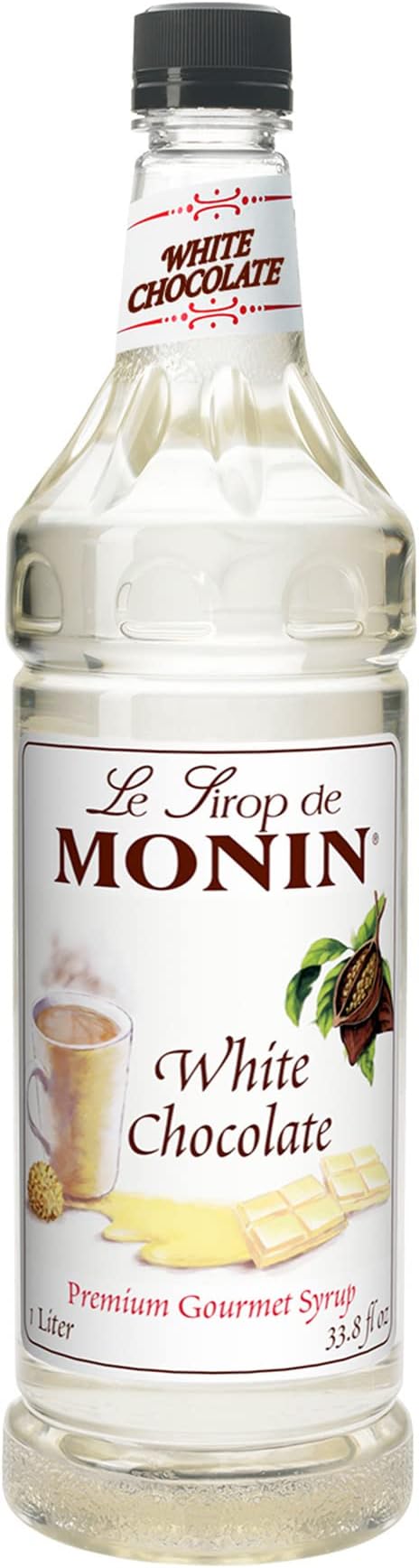 Amazon.com: Monin -White Chocolate Syrup, Aromatic and Floral, Natural ...