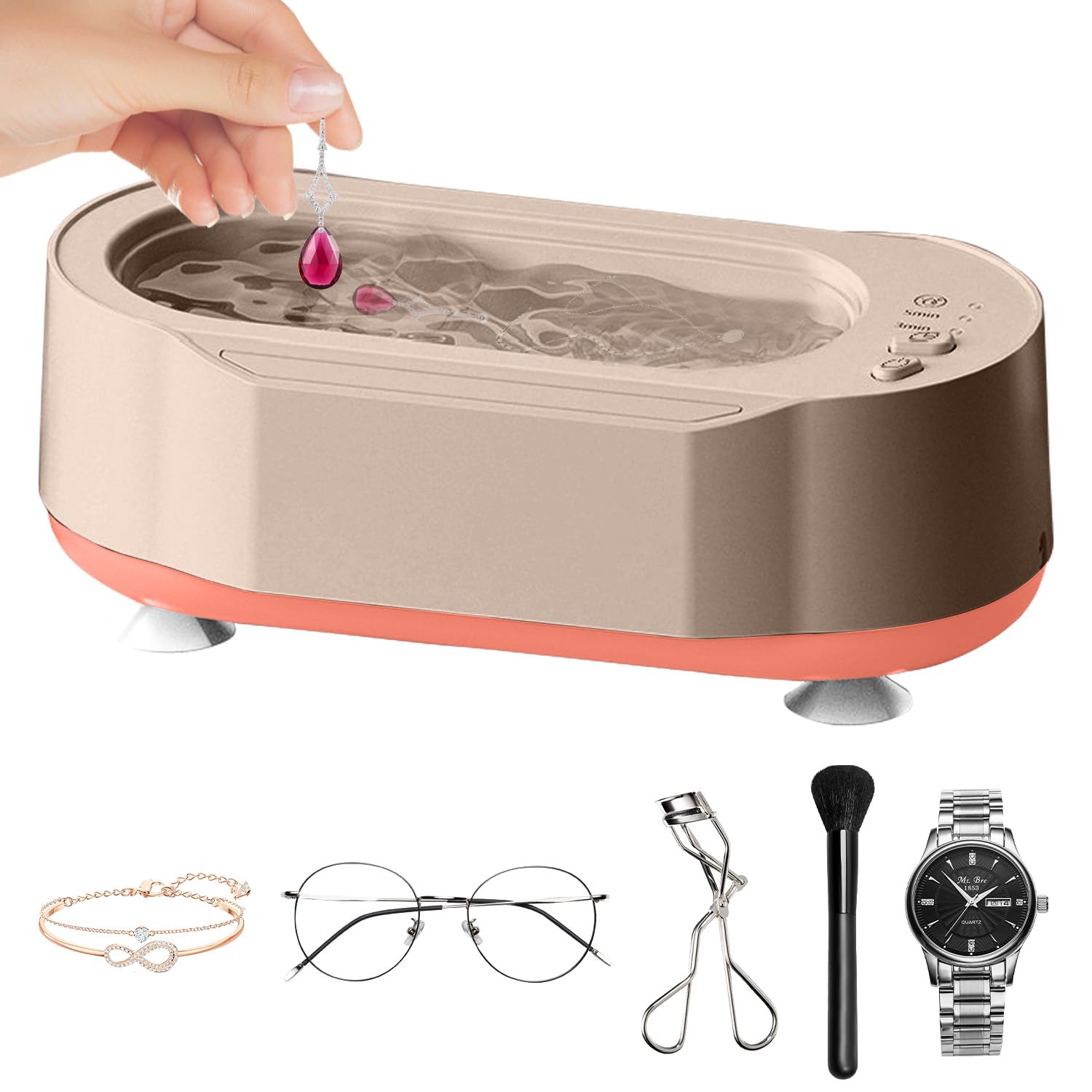 Amazon | 【Fumezu】超音波洗浄機 47000Hz 家庭用携帯用小型超音波洗浄機 3段階タイマー設定 超音波クリーナーダメージなし USB充電多機能クリーニングバスケットポータブル ...