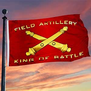 Amazon.com : Double Sided - Field Artillery King Of Battle Flag Banner ...