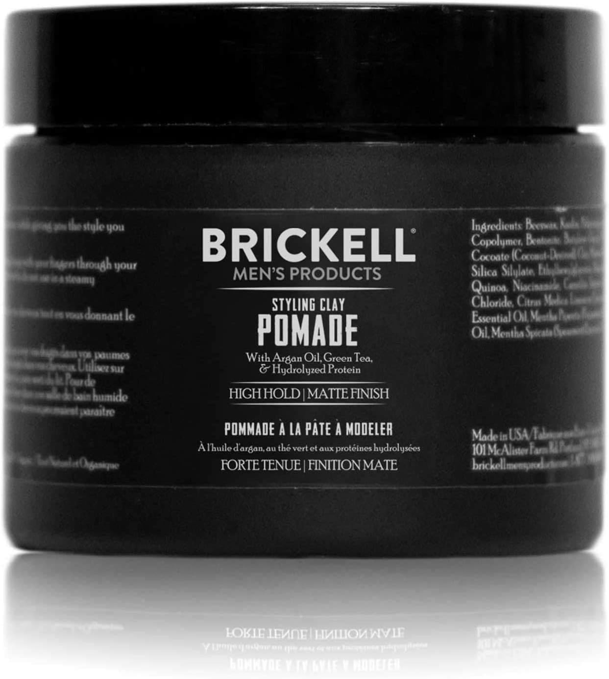 Amazon.com: Shiner Gold Matte Clay Pomade | Strong Hold | Matte Finish ...