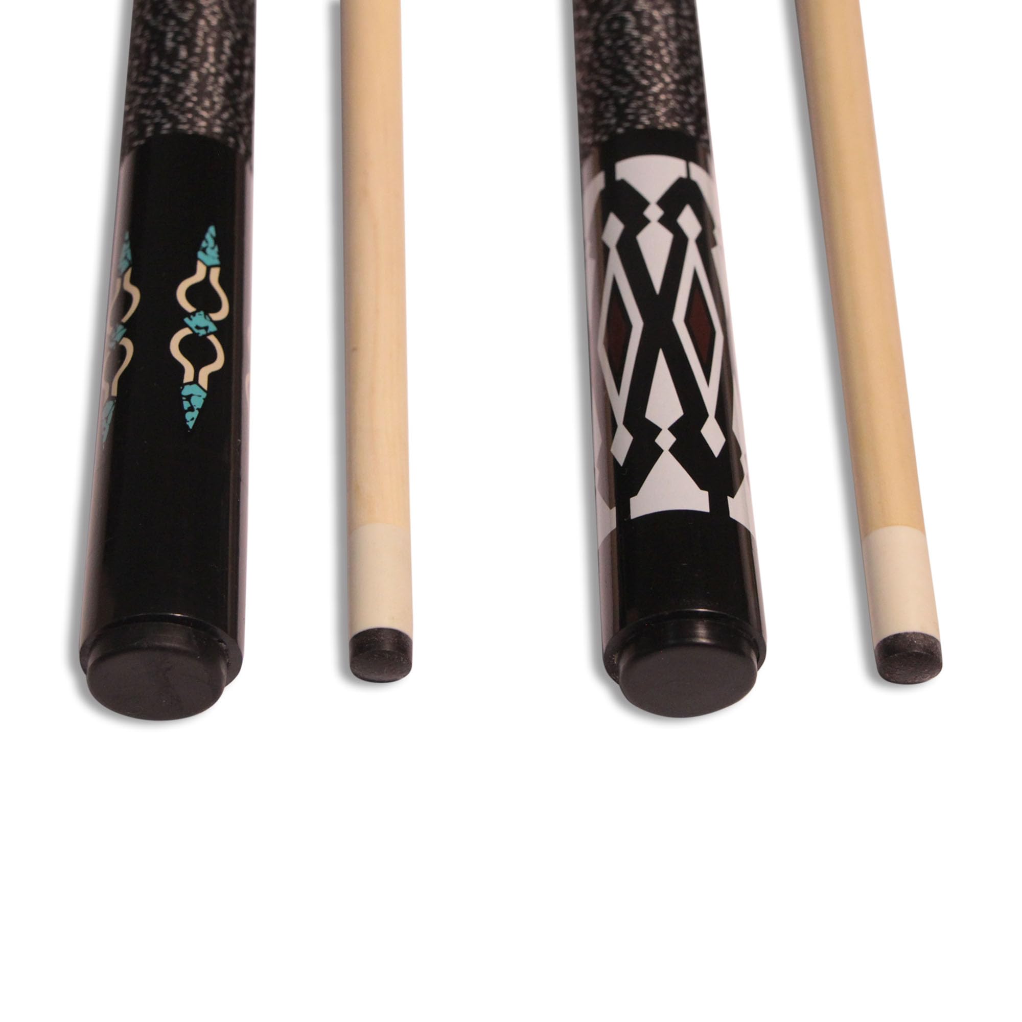 58 Inch Pool Cues Phantasilet 4-Pack Pool Cue Sticks - 58 Inch Maple ...