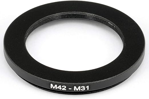 Amazon.com : Metal M42 (42mm 1mm Thread Pitch) to M31 (31mm 0.5mm ...