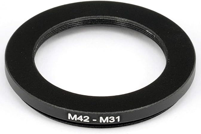 Metal M42 (42mm 1mm Thread Pitch) to M31 (31mm 0.5mm Thread Pitch) M42 ...
