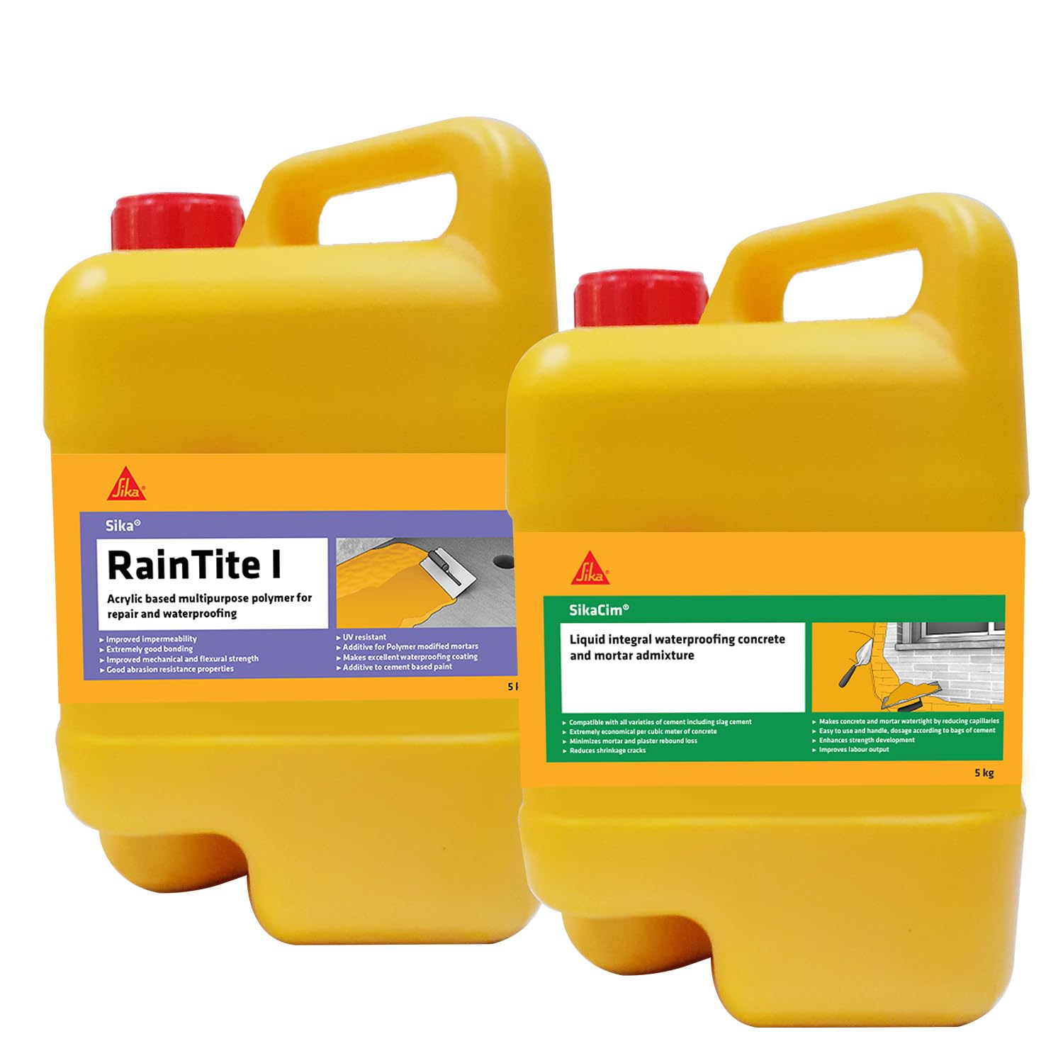 Sika RainTite I Multipurpose polymer for repairing & waterproofing ...