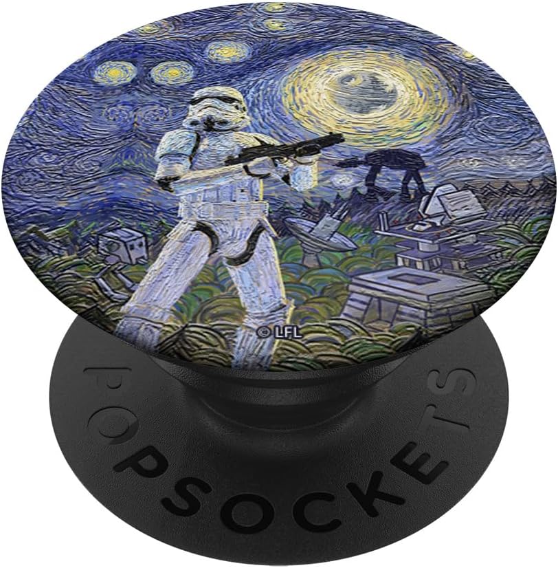 Amazon.com: Star Wars Starry Night Stormtrooper PopSockets Standard ...