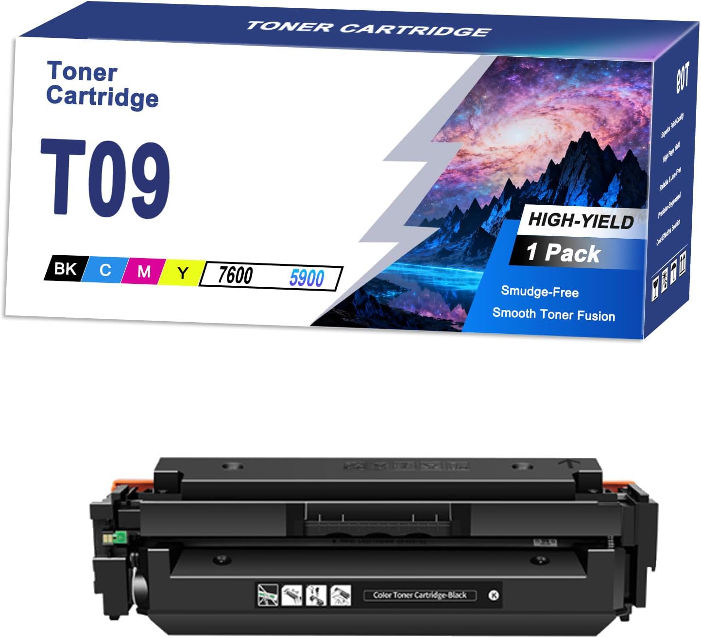 Amazon.com: KSJWUH T09 Toner Cartridge Compatible for Canon T09 High ...