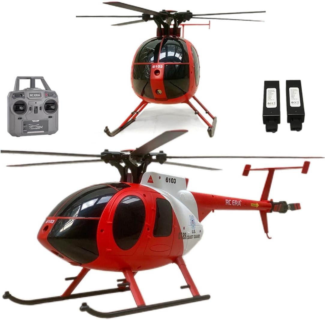 Amazon.com: Ssccgym MD500 Remote Control Helicopter Aircraft 1/28 Scale ...