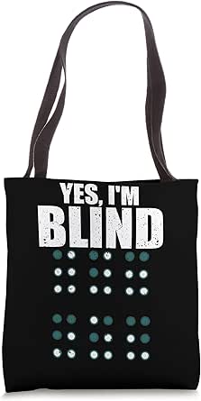 Amazon.com: Braille Alphabet Sign Language Blind Dots Blindness Tote ...