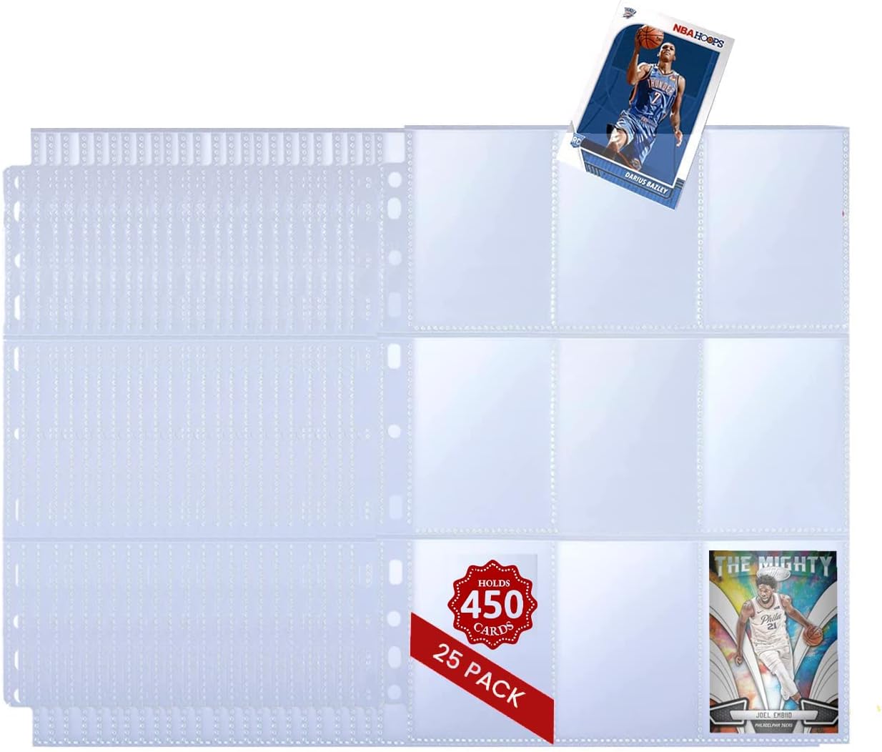 Amazon.com: PERFORMORE 25 Pack of 9-Pocket Trading Card Binder Sleeves ...