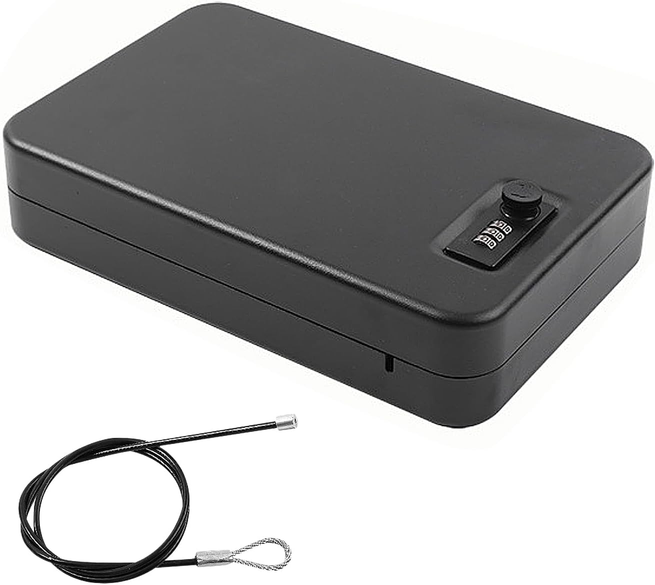 Amazon.com: Portable Gun Safe for Pistol, Safe Box with Combination ...