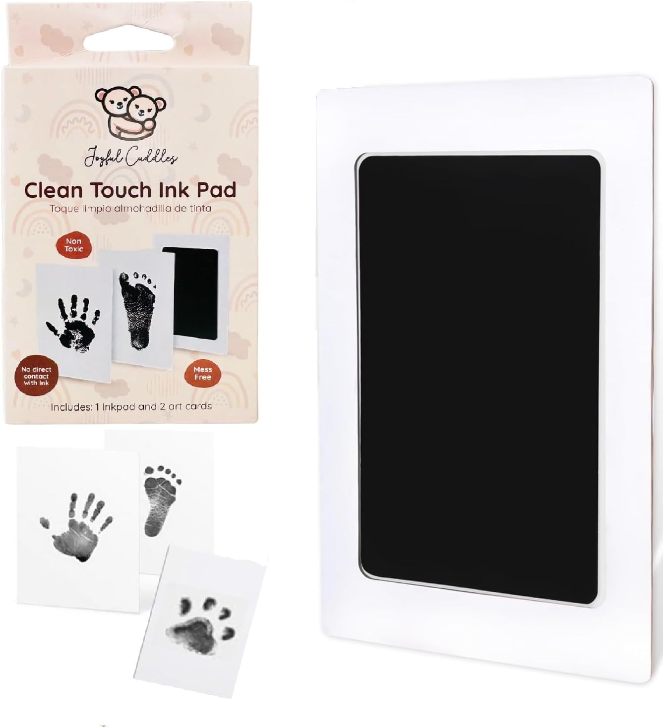 Amazon.com : Clean Touch Hand and Footprint Kit - Ink Pad for Baby Hand ...