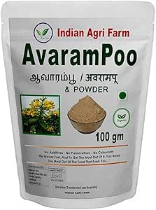 Amazon.com: Avaram Poo/Senan Powder - 250 Gram/8.81 Oz - Tarwara ...