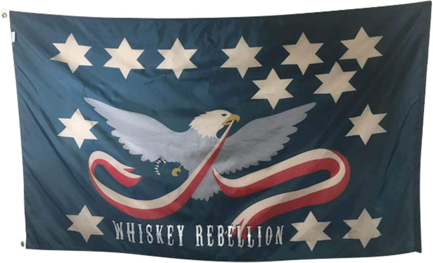 Amazon.com : Whiskey Rebellion Flag Historical 3 x 5 Foot Whisky Tax ...