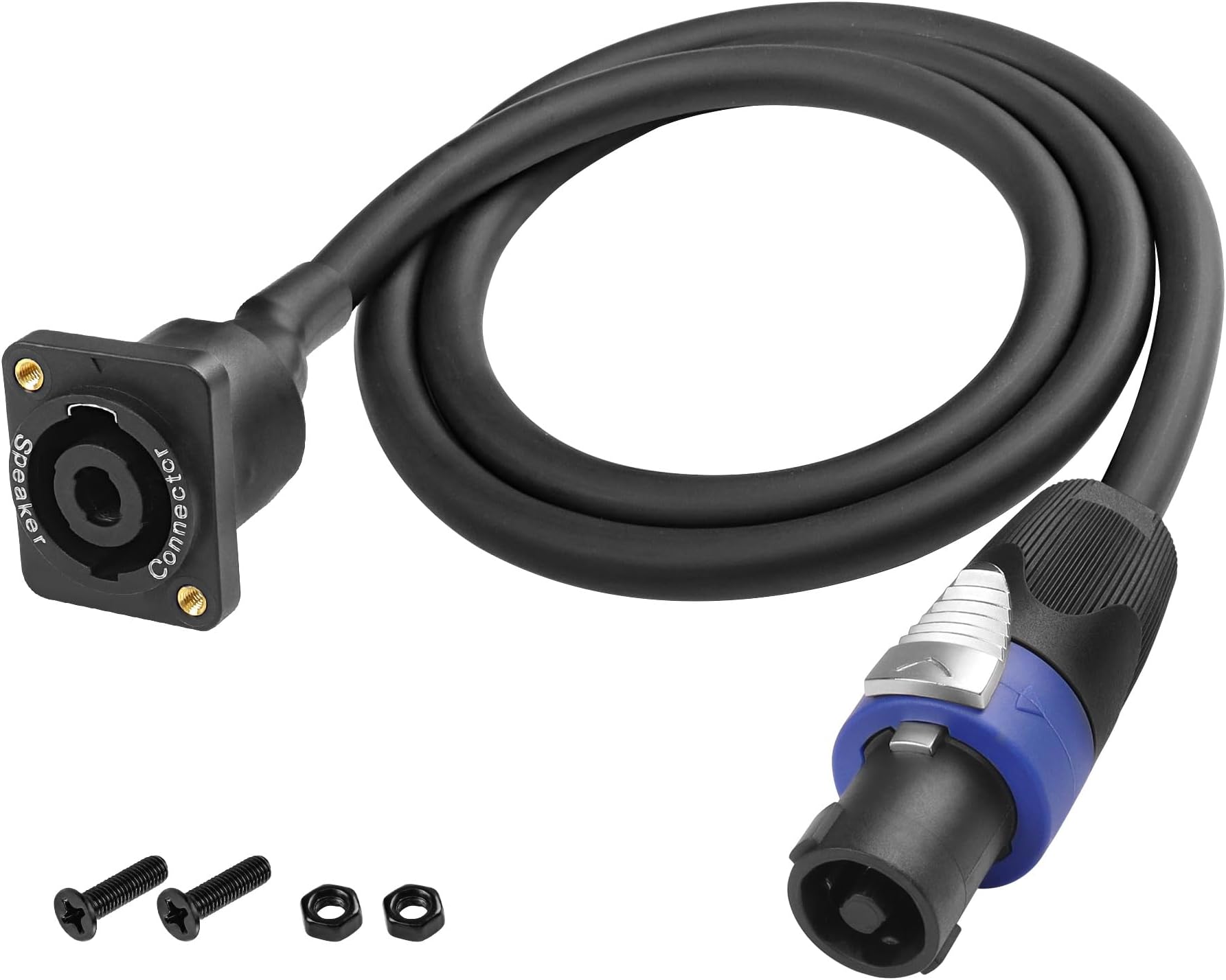 Amazon.com: Seismic Audio - SPRW25 (2 Pack)- 25 Foot Raw Wire to ...