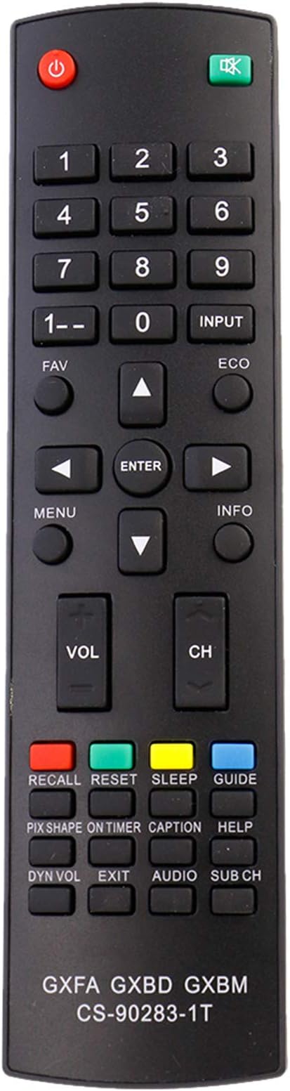Amazon.com: GXCC sub GXFA Replace Remote Control fit for Sanyo LCD CRT ...